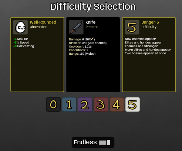 Endless Mode - Brotato Wiki